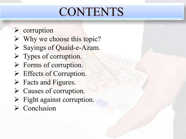 Corruption in pakistan | PPTX