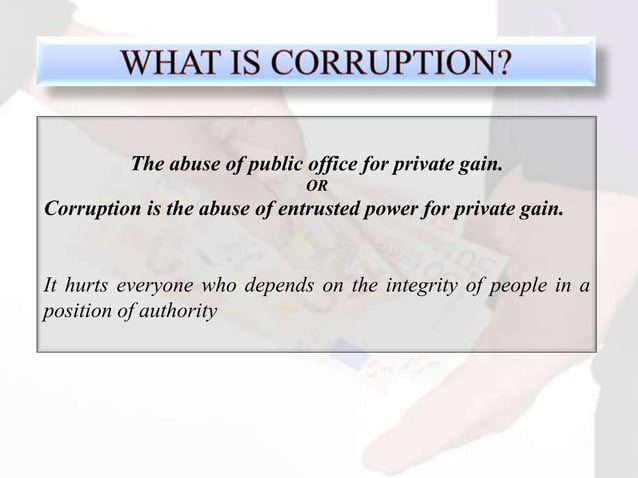 Corruption in pakistan | PPTX