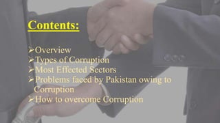 Corruption in Pakistan and solution | PDF