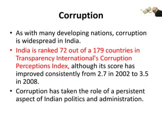 Corruption of india | PPTX