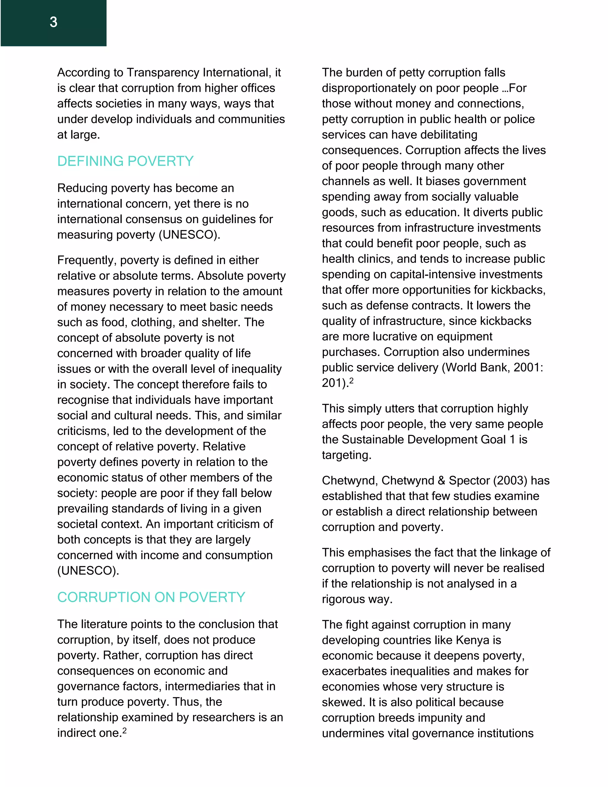 Corruption on poverty | PDF