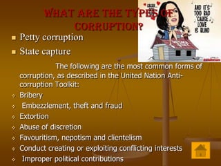 Corruption ppt | PPTX