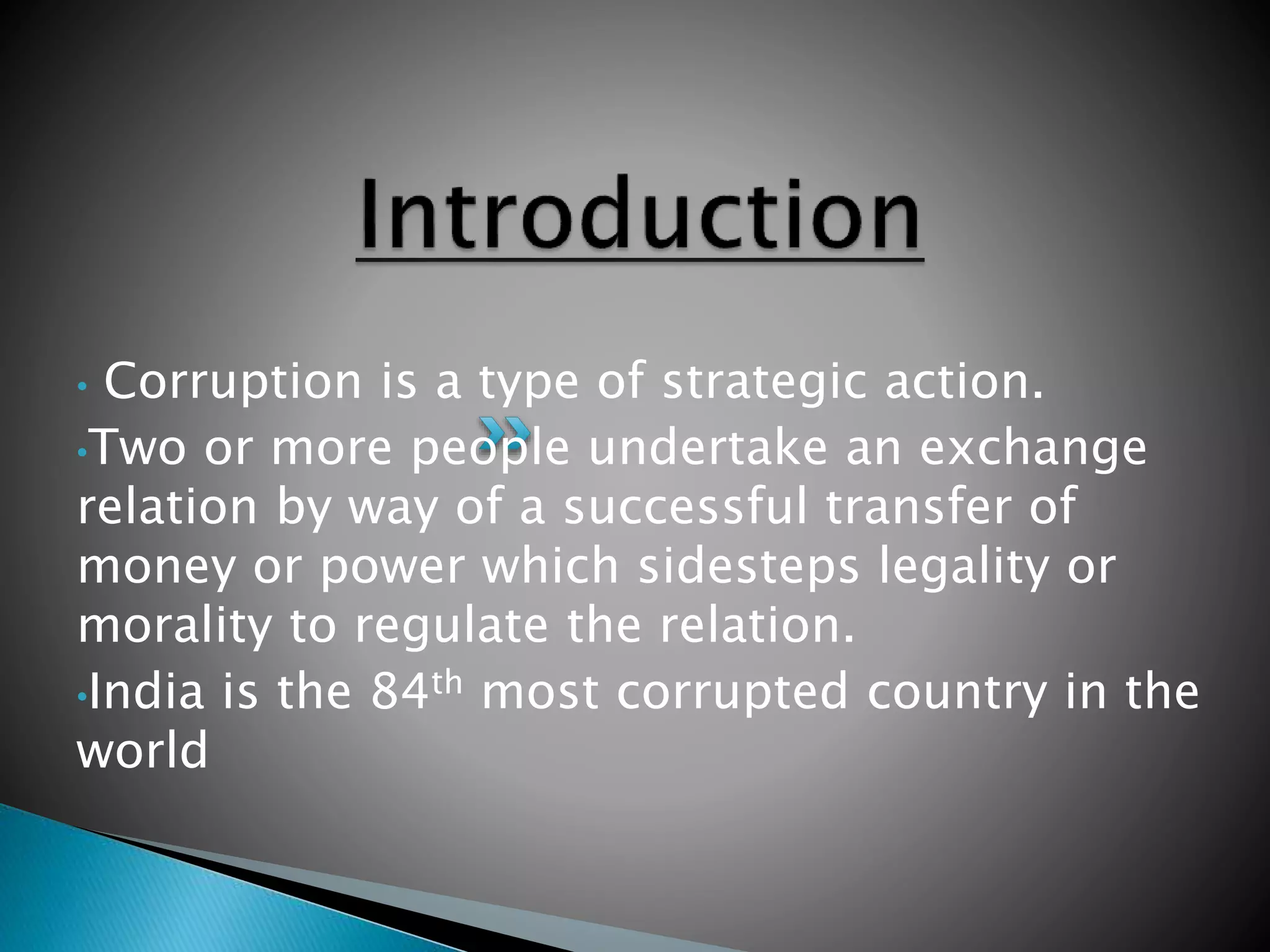 Corruption ppt | PPT