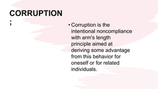 Corruption ppt | PPT
