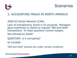 Differences in attitudes towards fraud and corruption across cultures | PPT