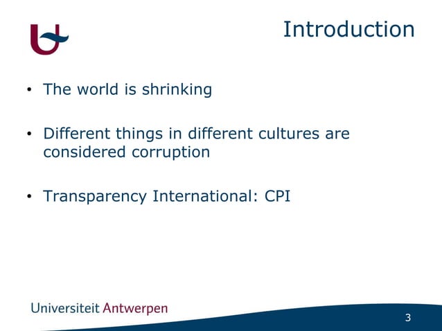 Differences in attitudes towards fraud and corruption across cultures ...
