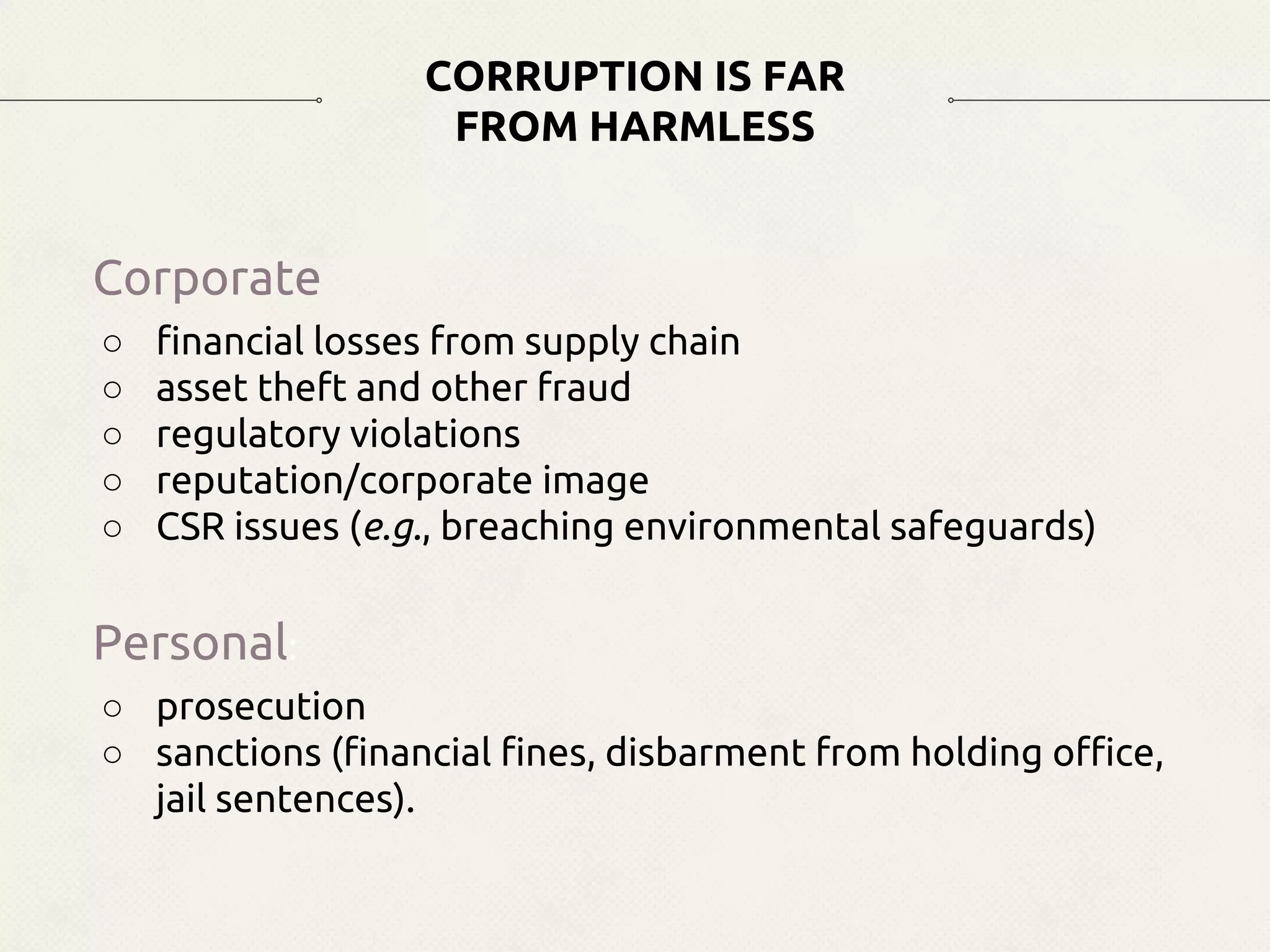 Corruption risk management | PDF