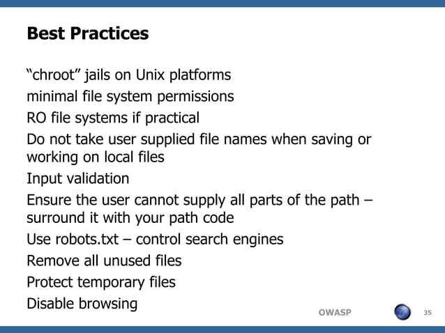 OWASP Secure Coding | ODP