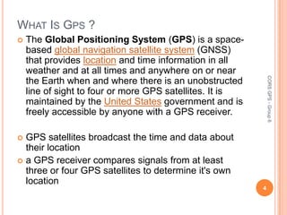 cors-gps-grp6-homework | PPTX | Computer Networking | Computing