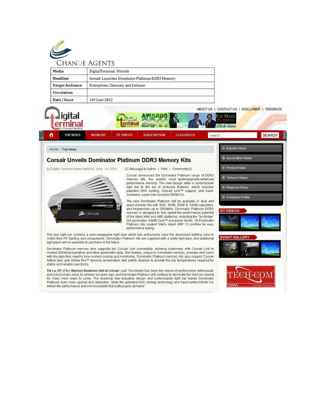 Corsair Sample Coverage | PDF