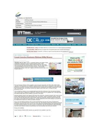 Corsair Sample Coverage | PDF