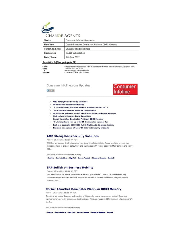 Corsair Sample Coverage | PDF