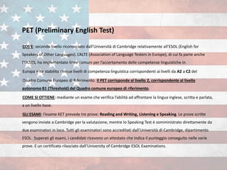 certificazioni lingua inglese rovigo | PDF