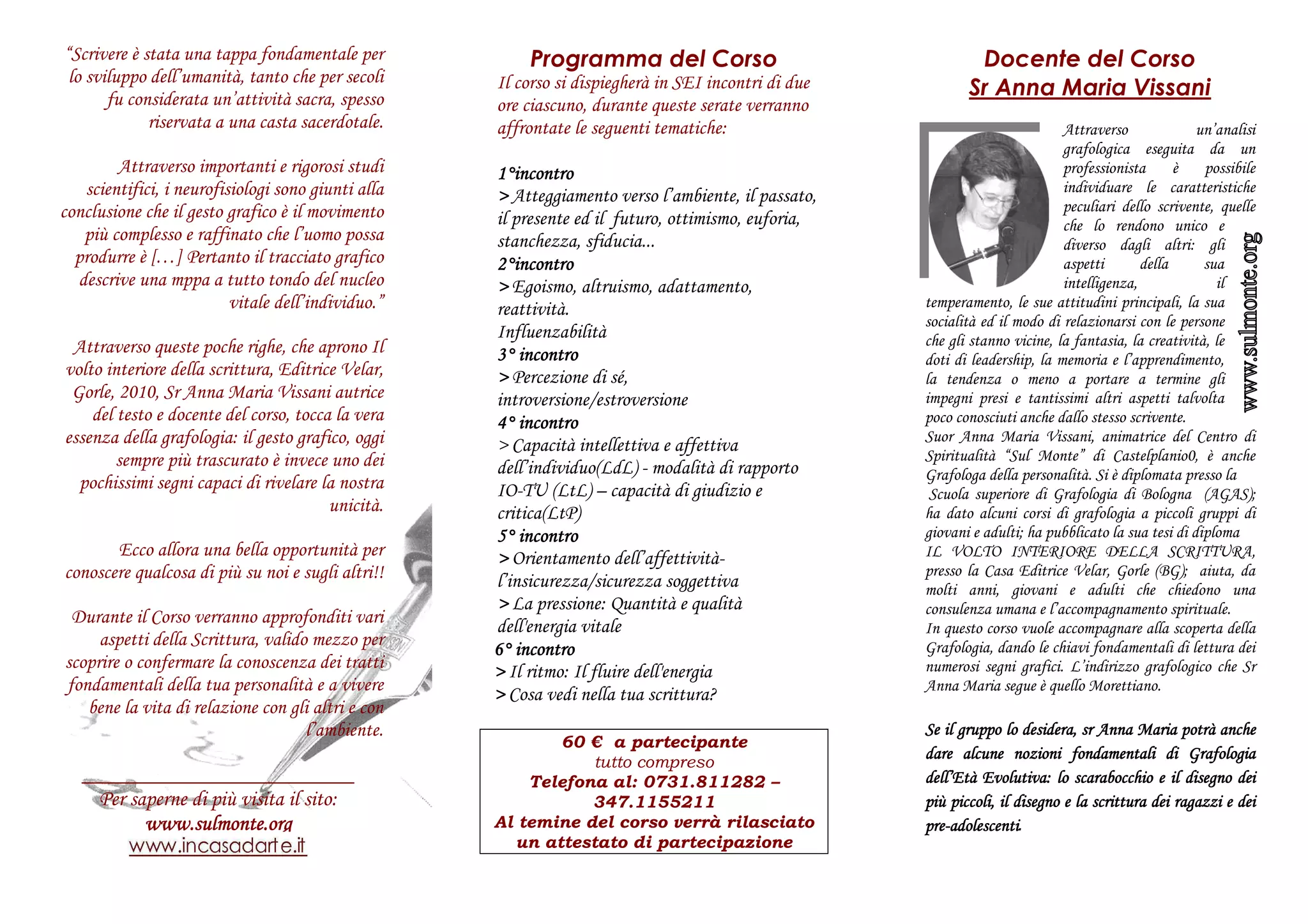 Corso 1 livello grafologia 2012 | PDF