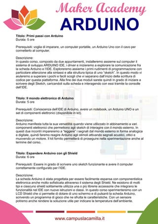 Corso arduino base | PDF