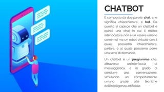 Corso Chatbot Base 1-9 | Introduzione (1 di 3) | PPT