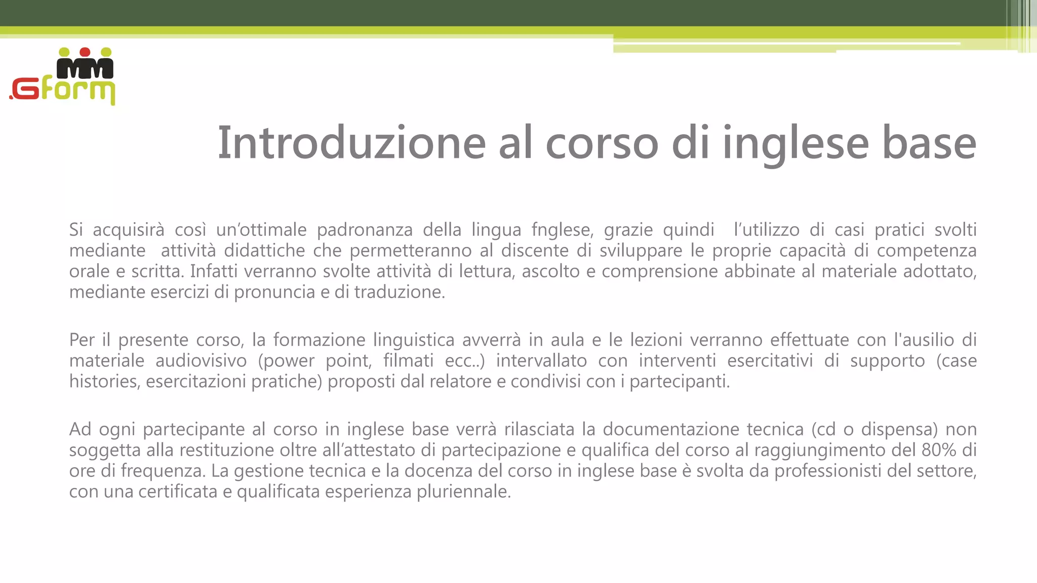 Corso di inglese base | PDF | Education