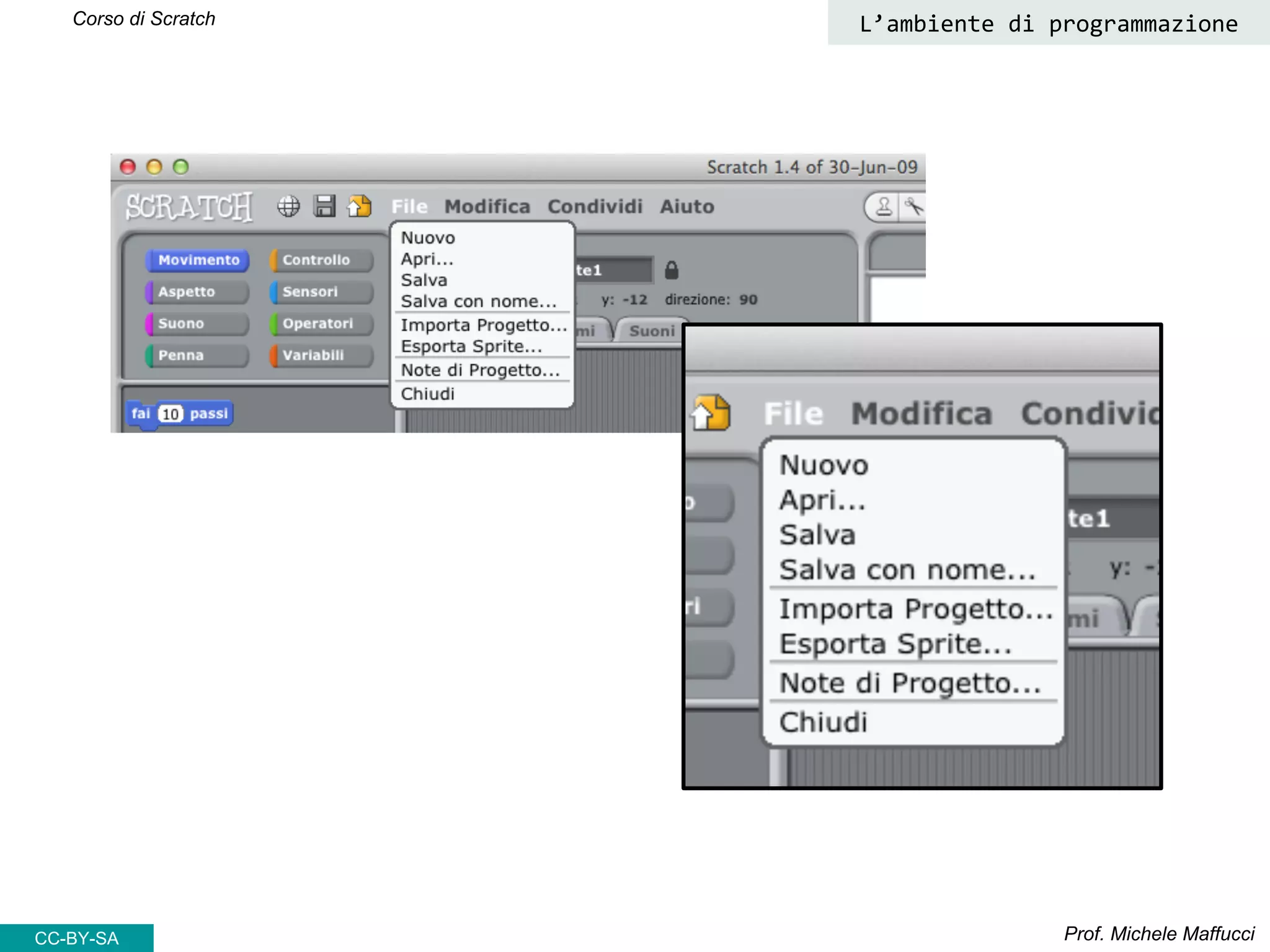 Corso di scratch - lezione 1 | PDF