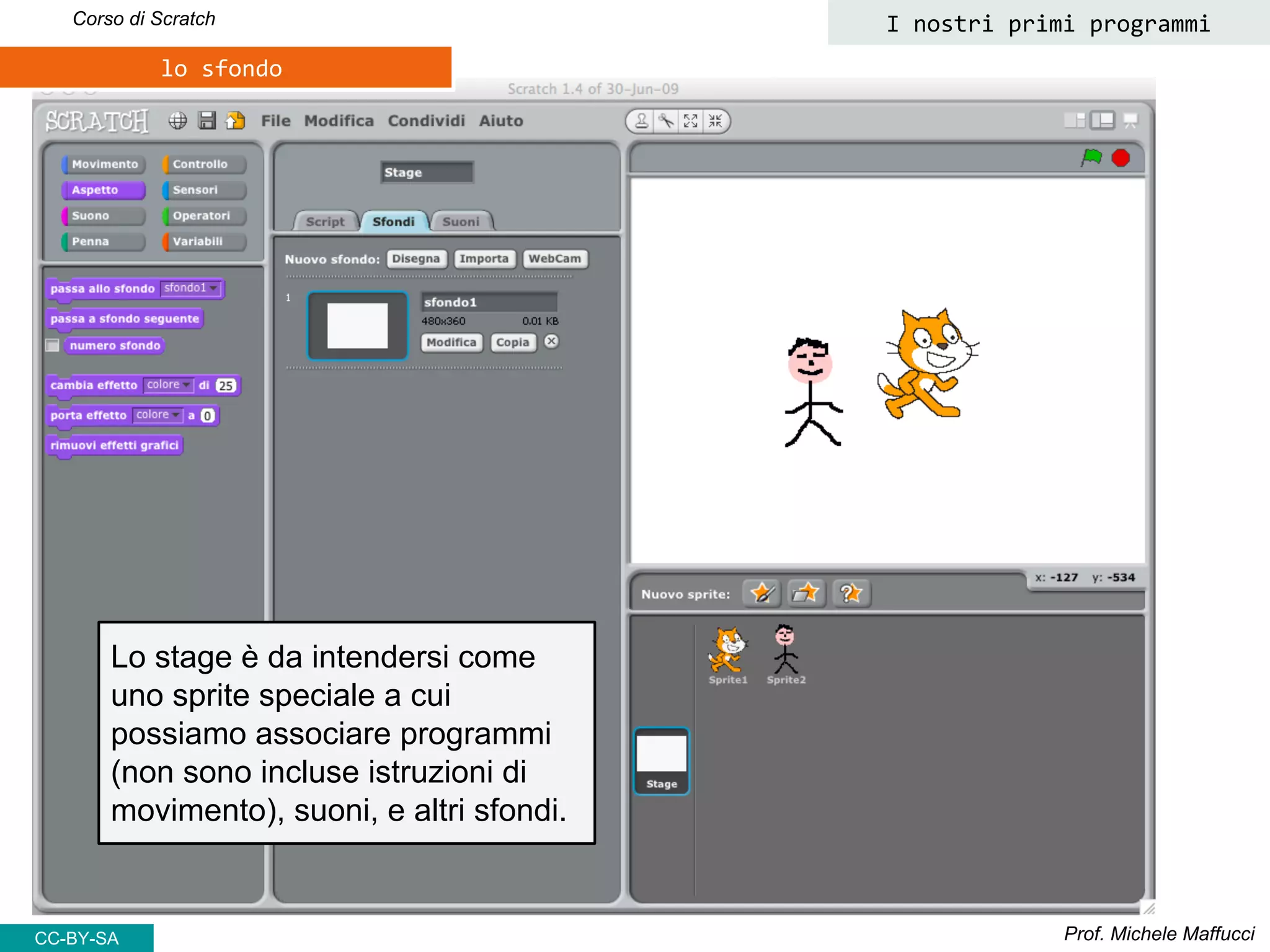 Corso di scratch - lezione 1 | PDF
