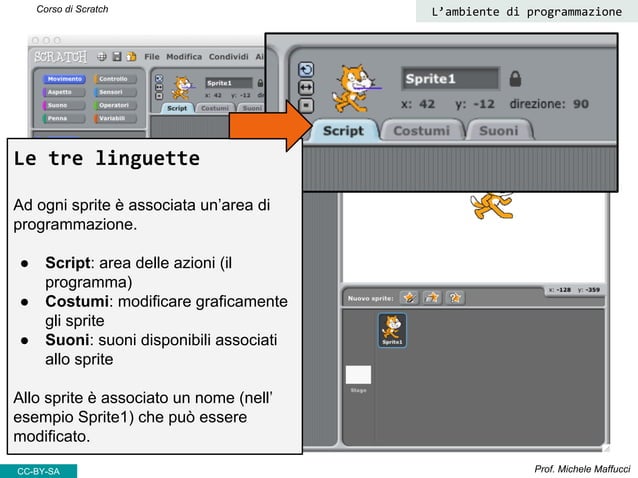 Corso di scratch - lezione 1 | PDF | Programming Languages | Computing