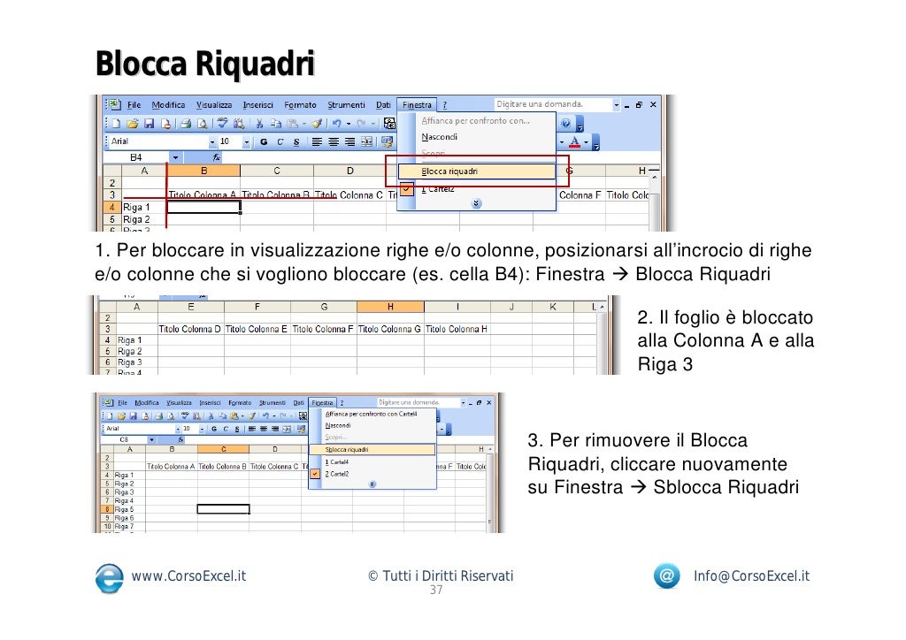 Corso Excel Gratis Tutorial Excel Su Corsoexcelit