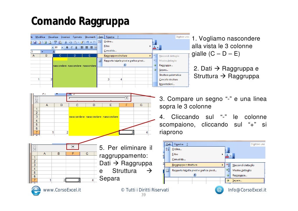 Corso Excel Gratis Tutorial Excel Su Corsoexcelit