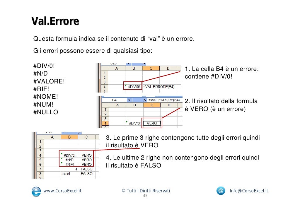 Corso Excel Gratis Tutorial Excel Su Corsoexcelit