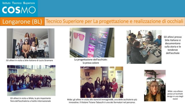 Corso ITS Cosmo Occhialeria | PPTX | Business | Business and Finance