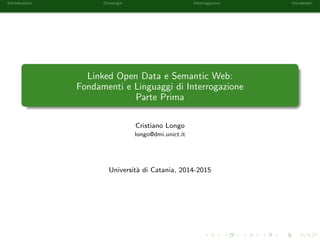 Semantic Web e Linked Open Data - Parte I | PPT