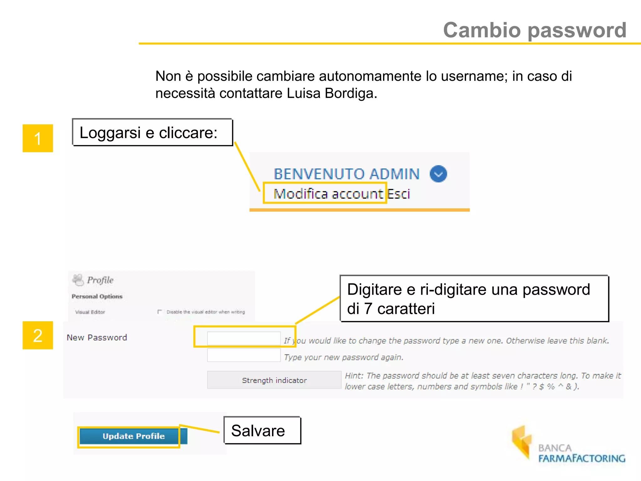 Portale clienti BFF | PPTX