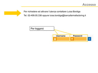 Portale clienti BFF | PPTX