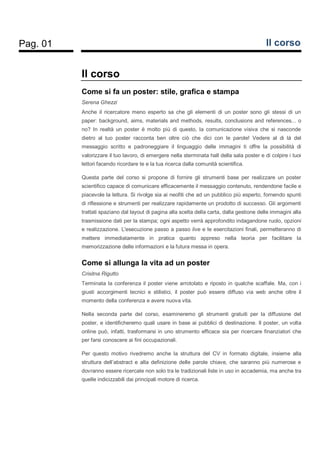 Corso poster scientifici | PDF