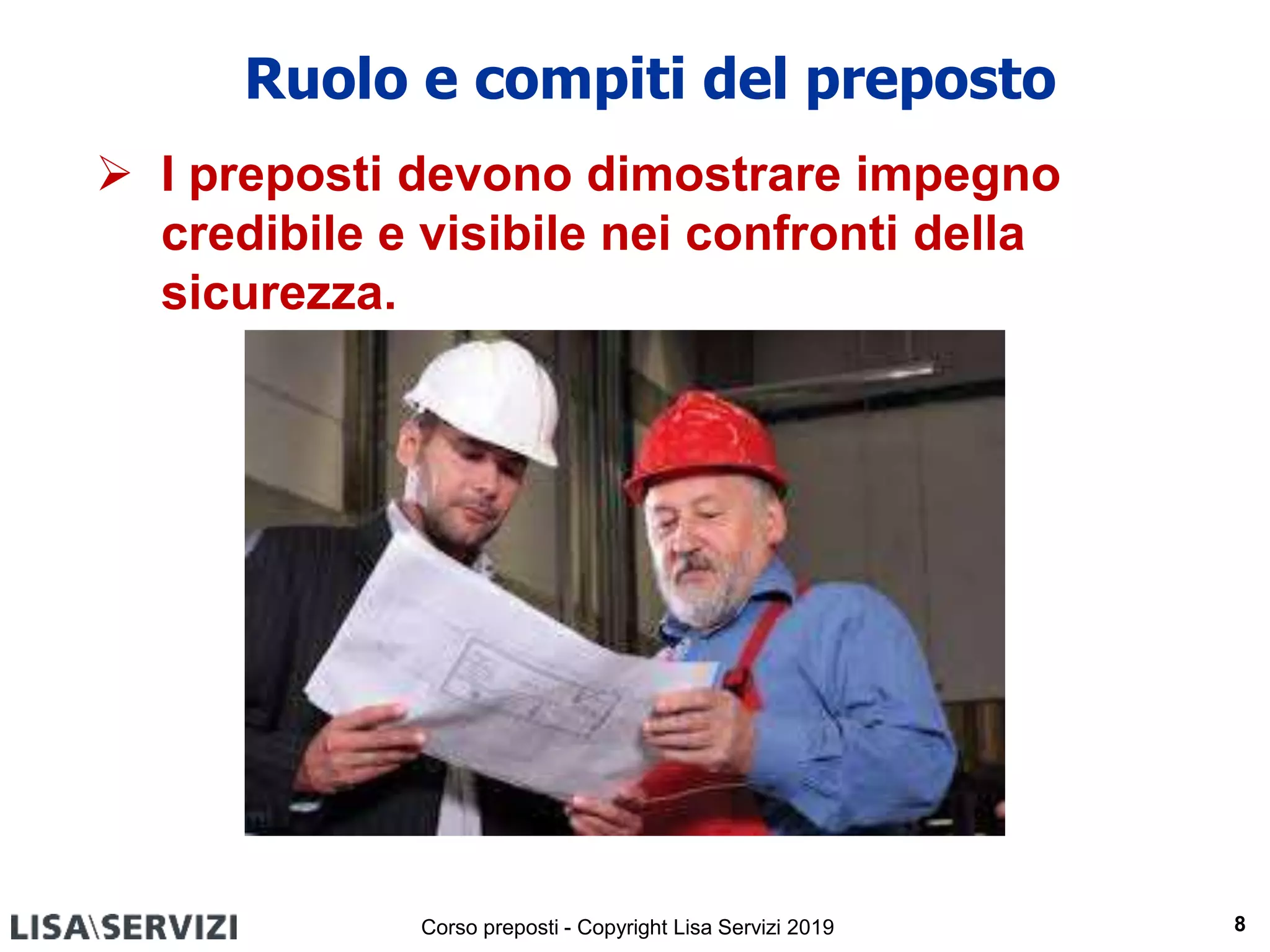 Corso di formazione PREPOSTI | PPTX