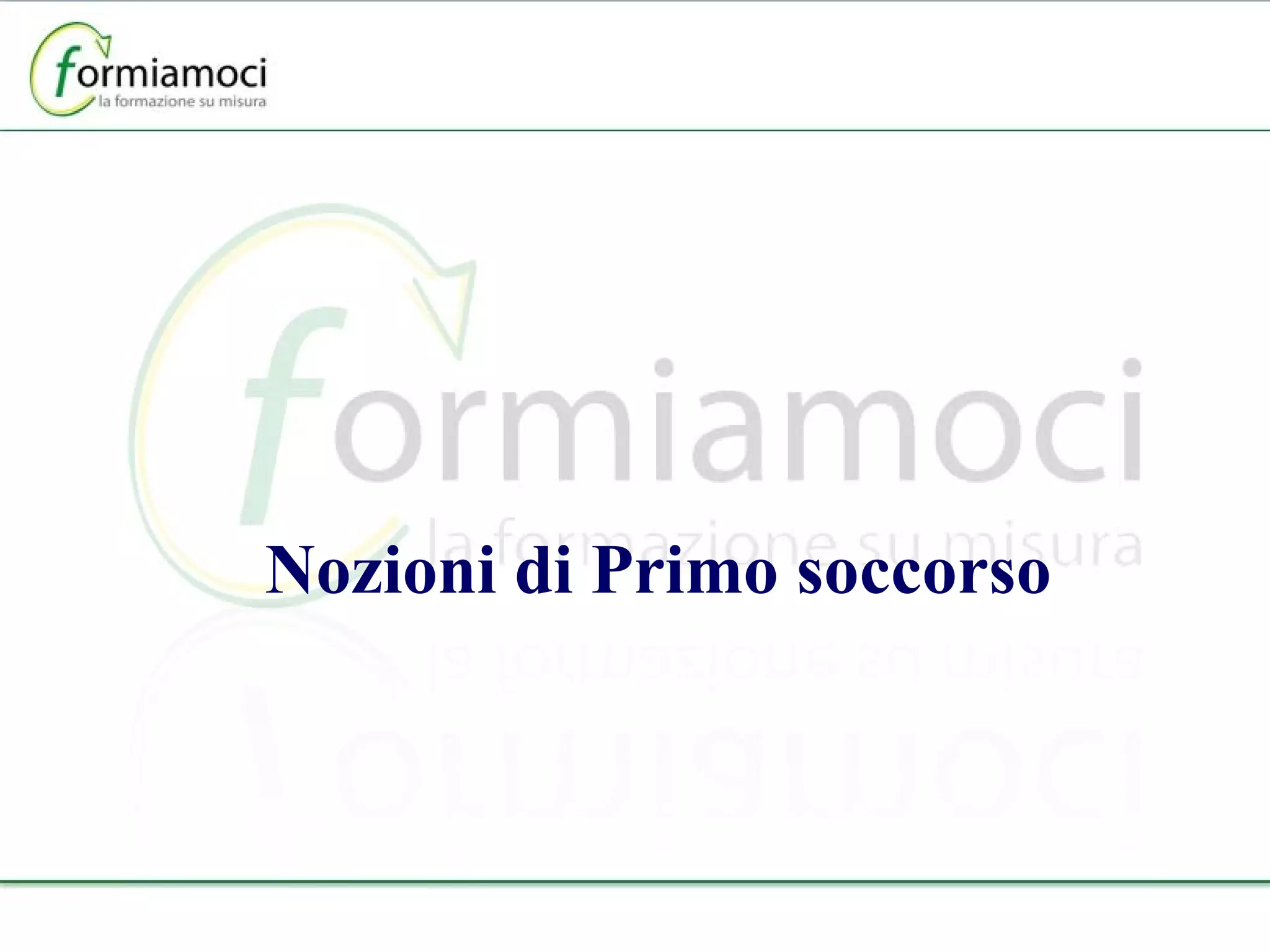 Primo Soccorso | PPT