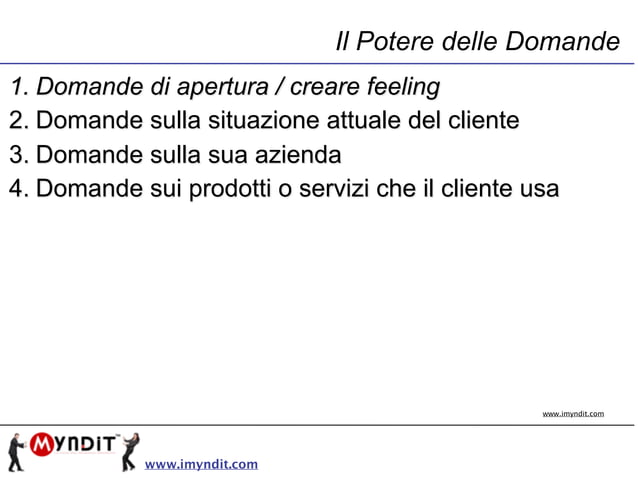 Corso vendita slides di base | KEY
