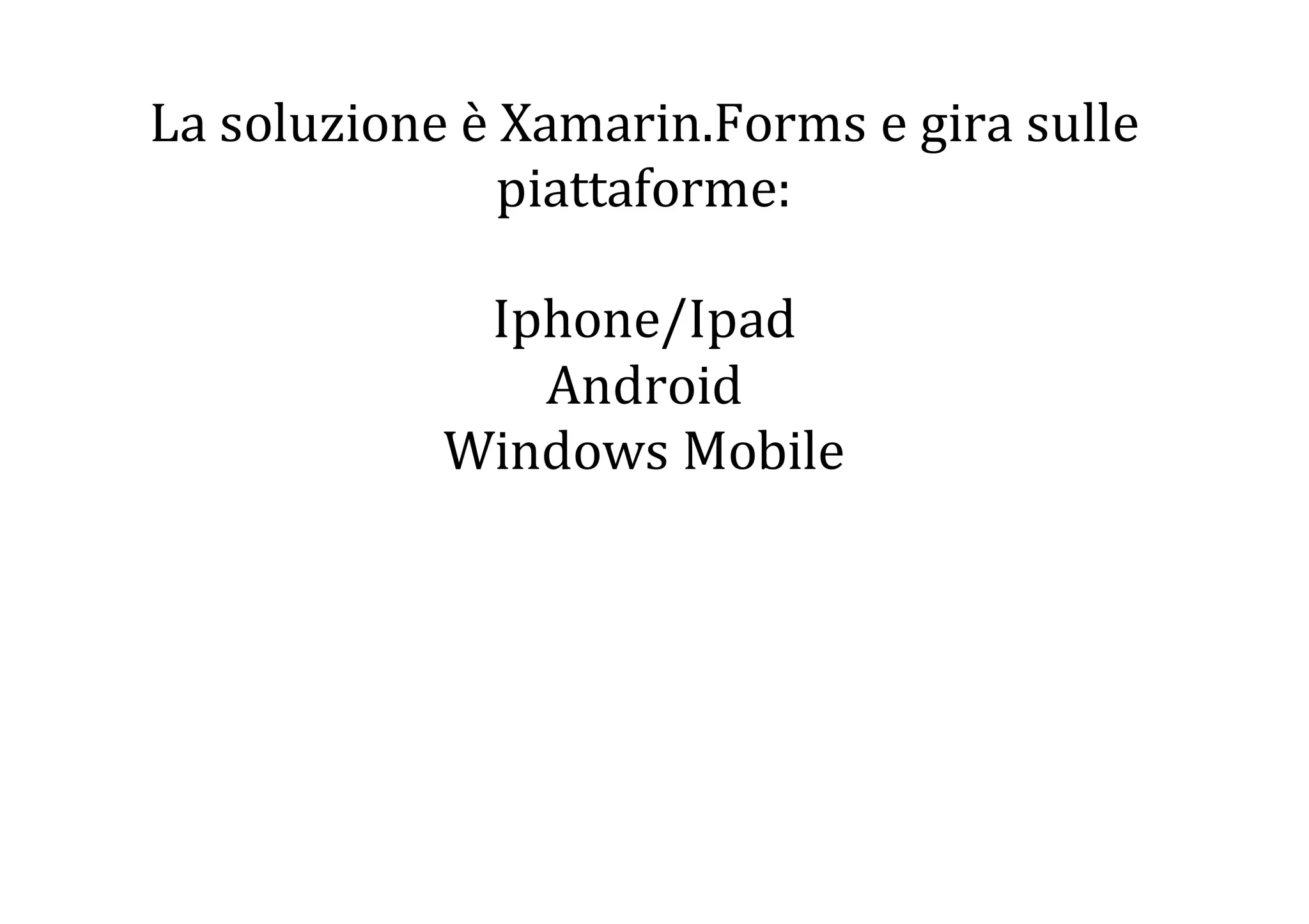 Xamarin Form - A sample app | PPT