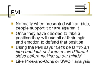 The CoRT thinking programme | PPT