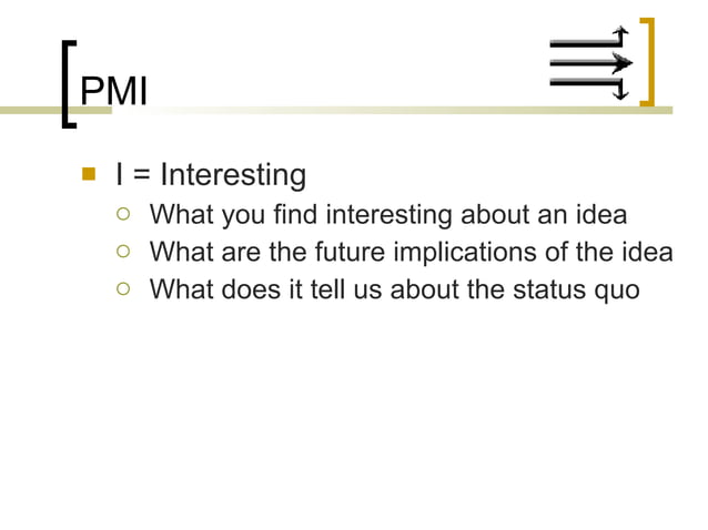 The CoRT thinking programme | PPT