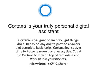 Cortana | PPT