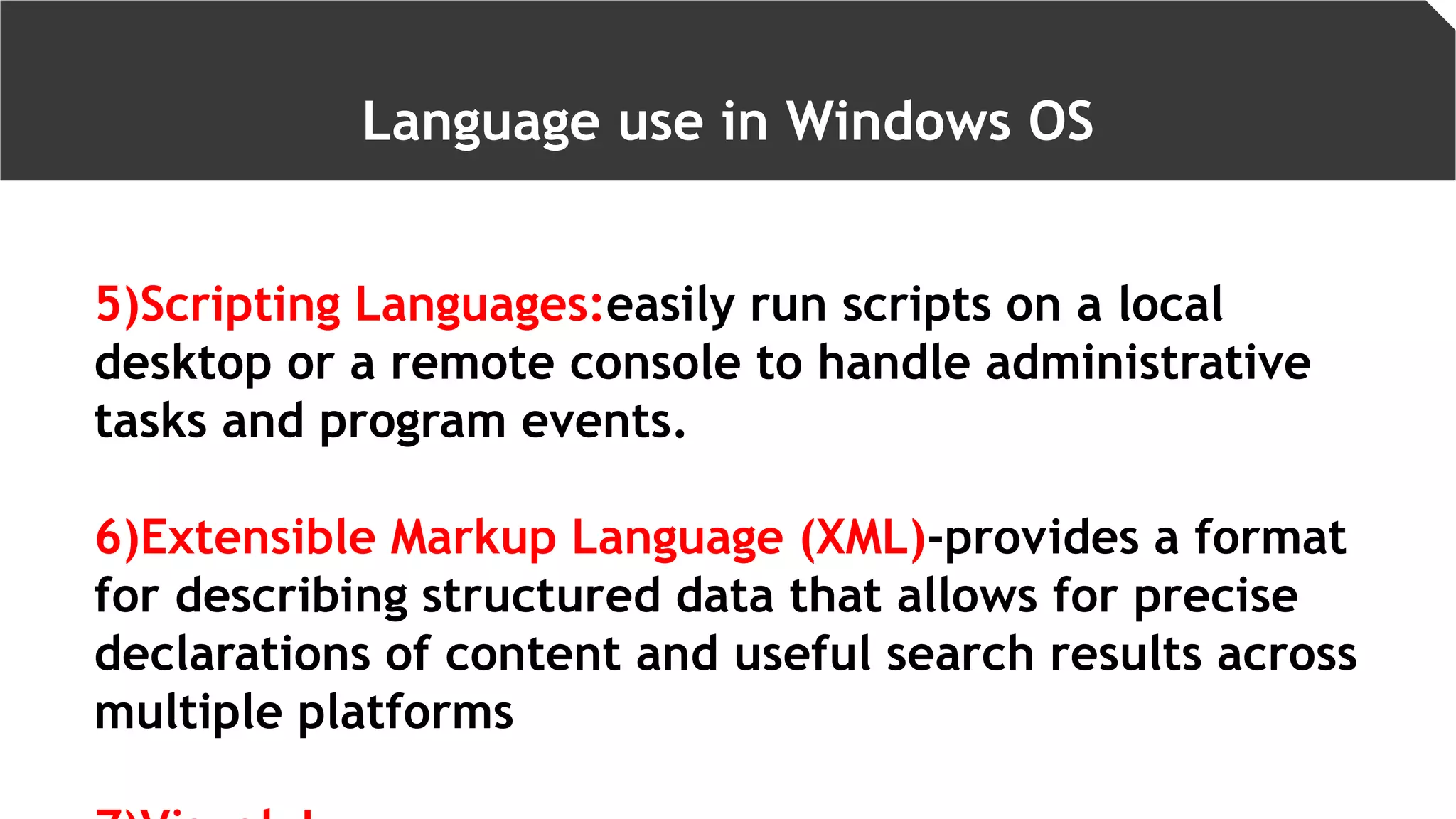 Windows Operating system | PPTX