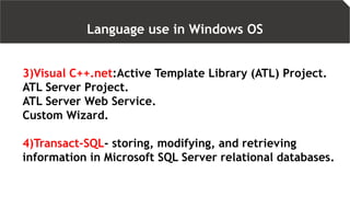 Windows Operating system | PPTX