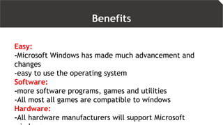 Windows Operating system | PPTX