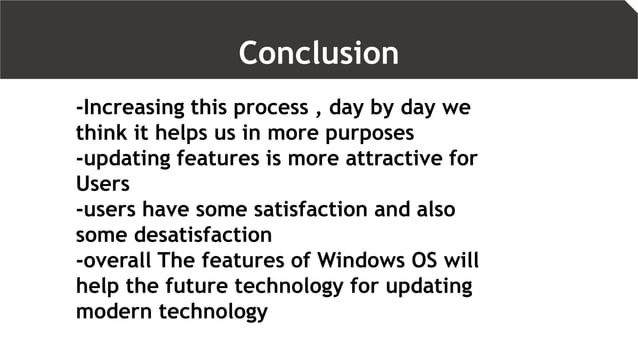 Windows Operating system | PPTX
