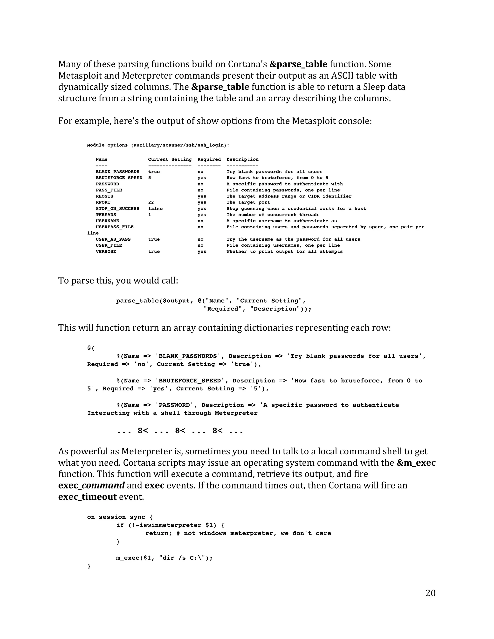 Cortana tutorial | PDF