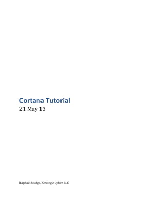 Cortana tutorial | PDF