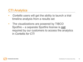 Cortellis for Clinical Trials Intelligence Large Group Training | PDF