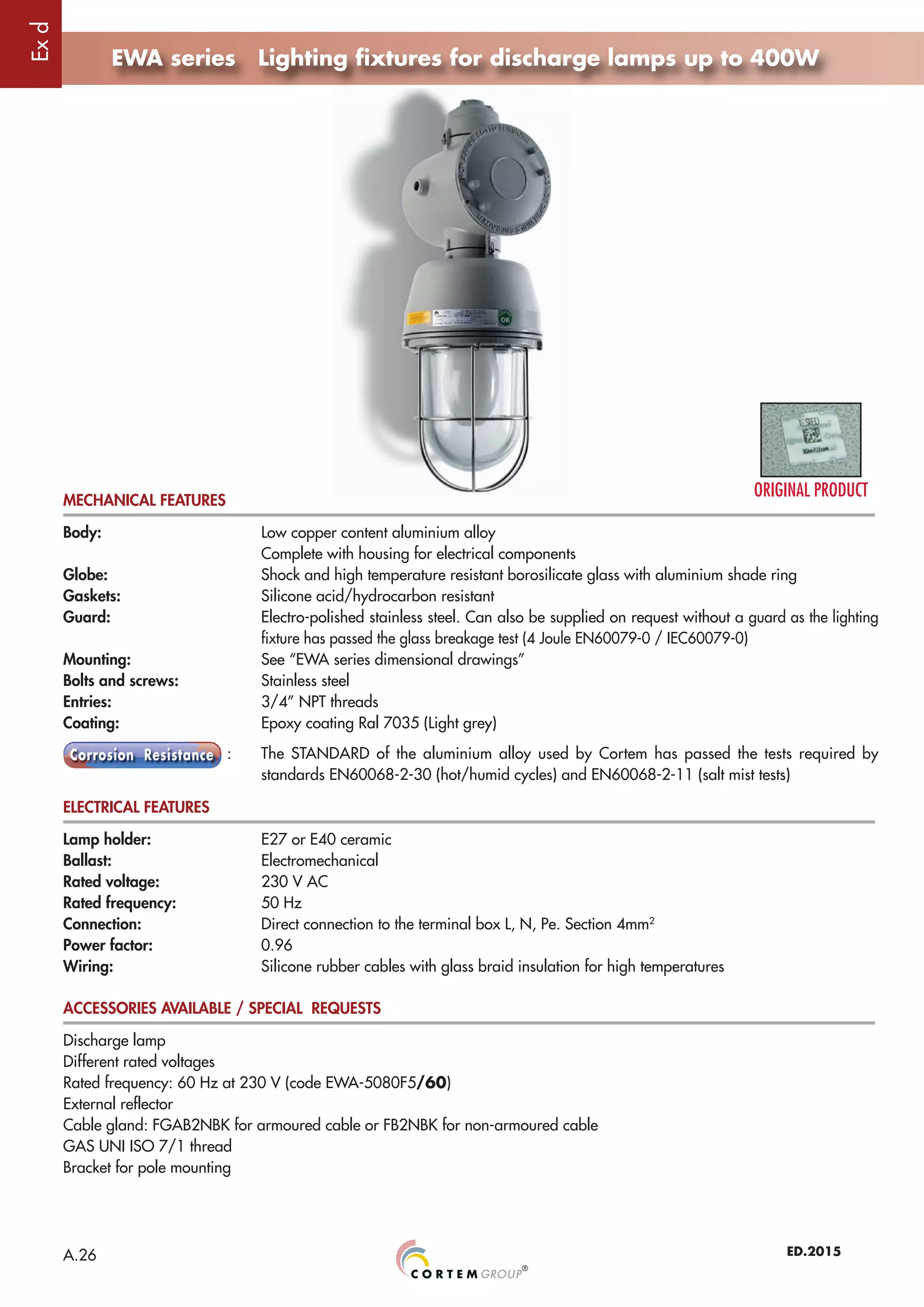 Cortem Group Lighting and Signalling Catalogue - Hazardous Area ...