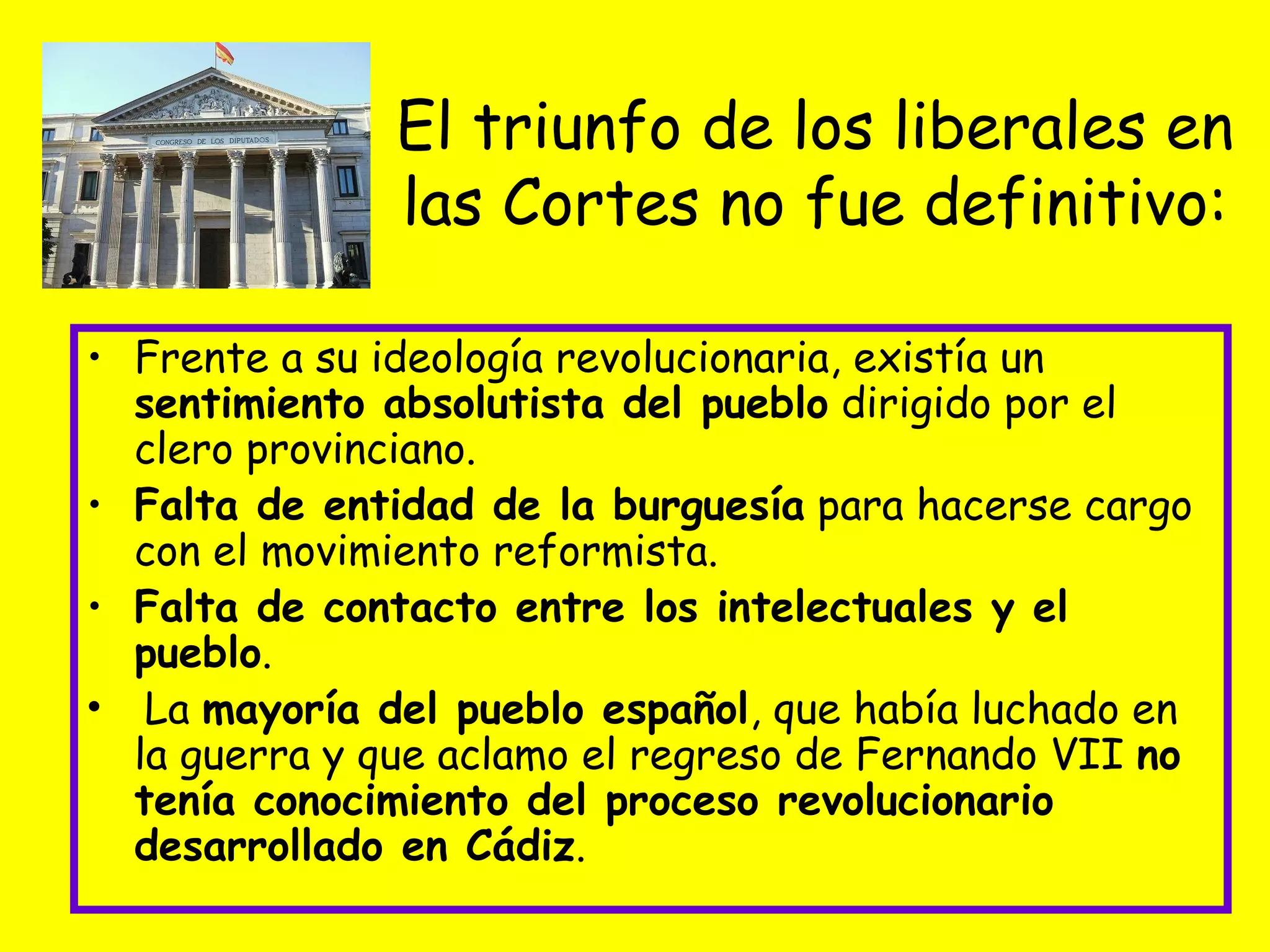 Cortes De CáDiz Y ConstitucióN 1812 | PPT