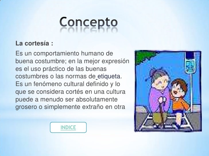 Cortesía y urbanidad