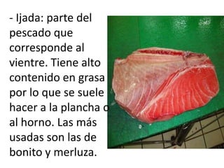 Cortes de pescaos[1] | PPTX